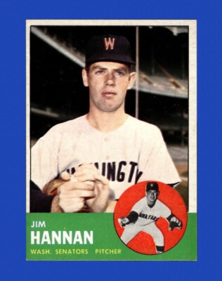 1963 Topps Set-Break #121 Jim Hannan NR-MINT *GMCARDS* | eBay