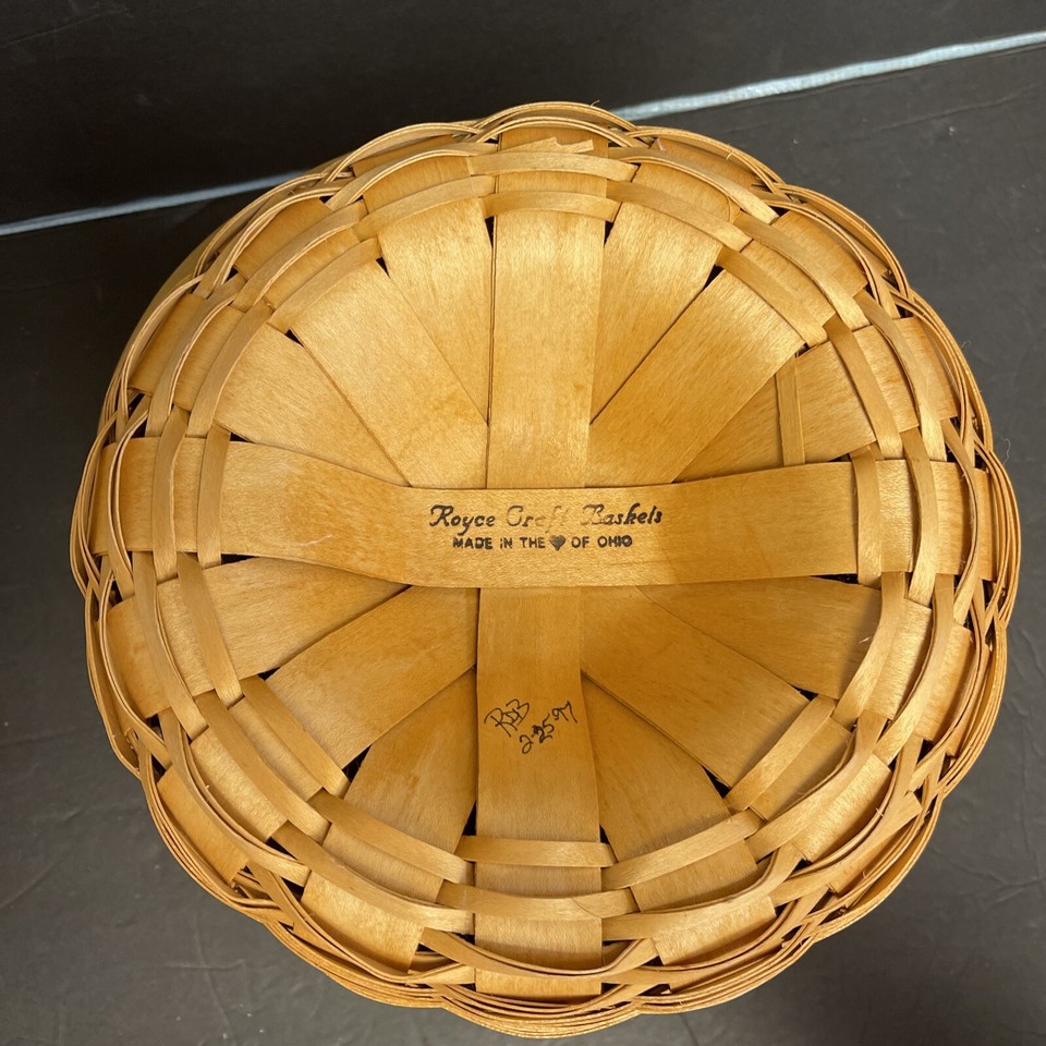 Royce Craft Baskets Large Basket W/ Handle | eBay