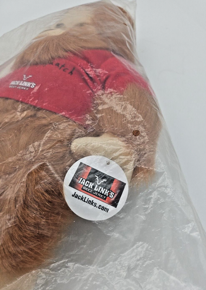 Jack Links Beef Jerky Sasquatch No Mess With Sasquatch Plush 17" RARE ...