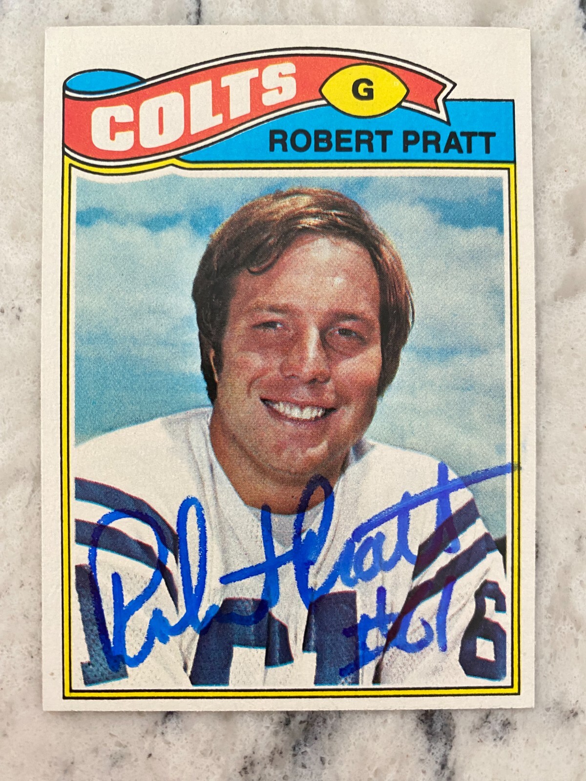 Robert Pratt signed BALTIMORE COLTS card 1977 Topps | eBay