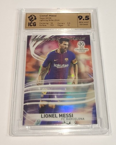 2021 Topps Chrome UEFA Champions League Soccer Lightning Strikes Lionel ...
