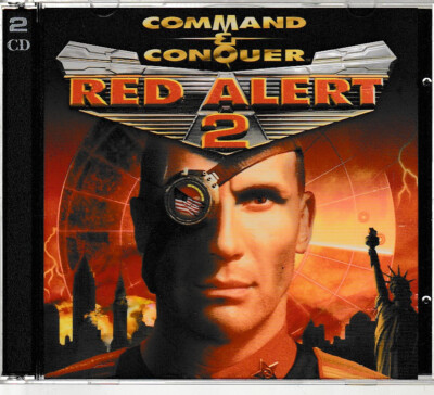 Command & Conquer Red Alert 2 CD-rom PC Game 2-Disc + Serial Number ...