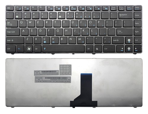 Black US Keyboard Black Frame For ASUS X43 X43SJ X43SM X43SV X43TA ...
