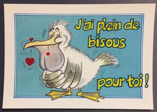 Carte Postale Humoristique : J'ai plein de bisous pour toi ! (304) | eBay