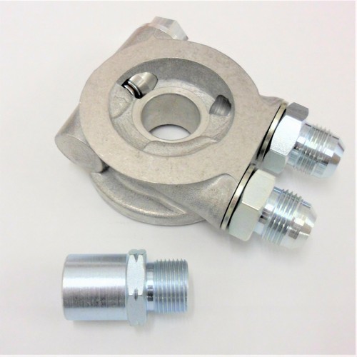 Mocal Oil Cooler Sandwich Plate AN10 Oil Line Adaptors M20 Filter ...