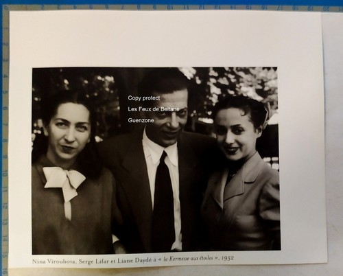 LESLIE CARON marquis CUEVAS VIROUBOVA LIFAR Liane DAYDE document photo ...