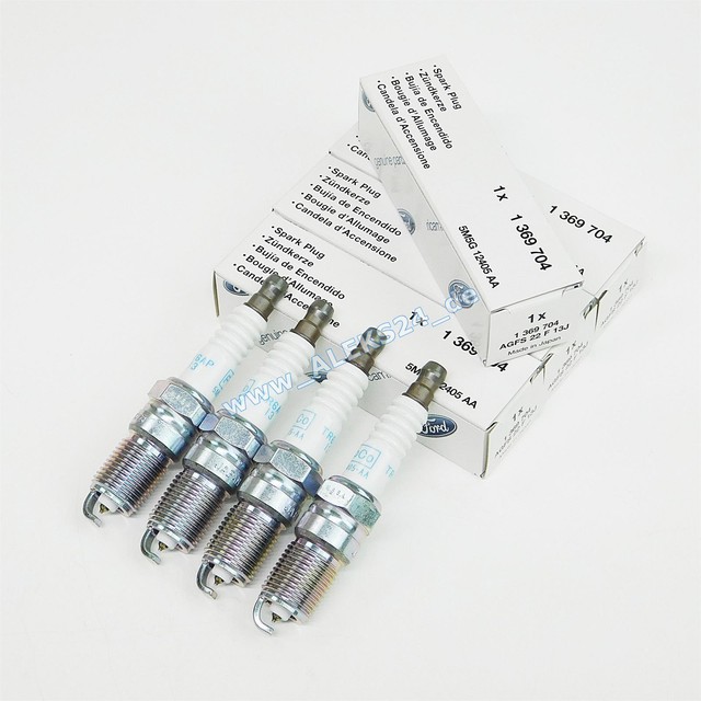 4x Genuine Ford Spark Plug Set C - Max Focus MONDEO 1369704 5m5g12405aa ...
