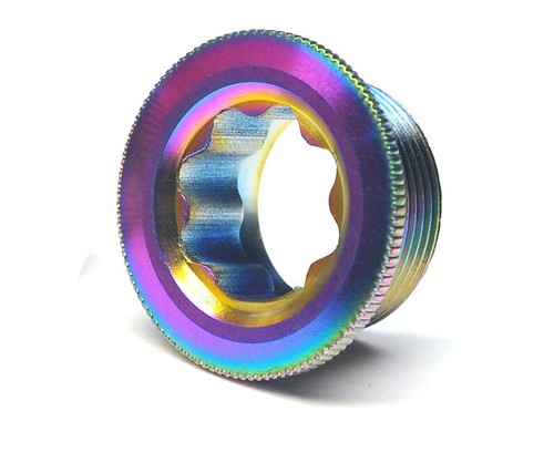 MTB Road Bike 2pcs M15/M20 Titanium Crank Cap Covers Crank Dustproof ...