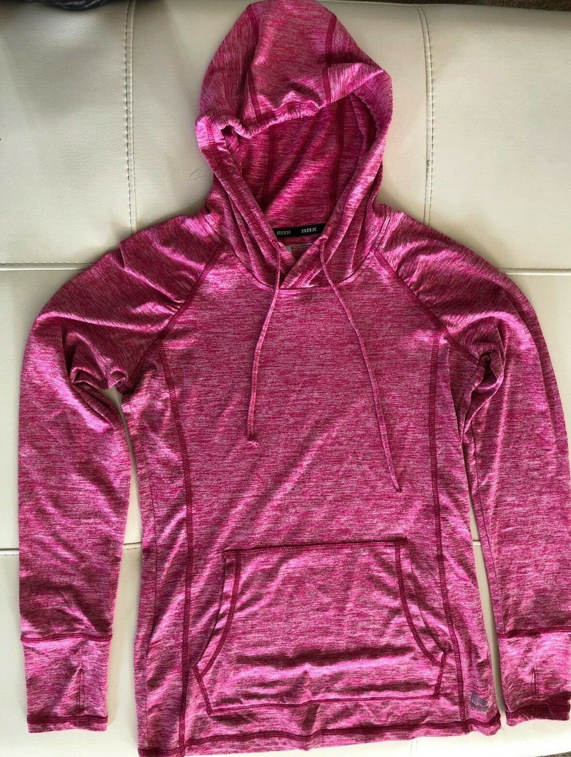 RBX Performance RN63619 Top Womens Size Small Long Sleeve Hoodie Thumb ...