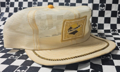 Vintage Falstaff Beer All Mesh Baseball Trucker Hat Cap Snapback Size ...