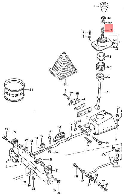 Genuine VW AUDI SEAT SKODA Beetle Bettle Bora Pressure Spring 431711197 ...