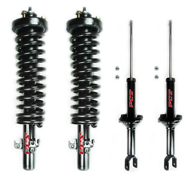 FCS Front & Rear Suspension Struts & Front Coil Springs Kit for Honda ...