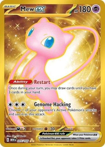 Pokemon Mew ex - 205 NM 1st Edition Normal Scarlet and Violet: 151 | eBay