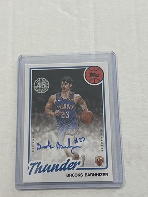2025-26 Topps Basketball Brooks Barnhizer RC Rookie 45th Anniversary ...