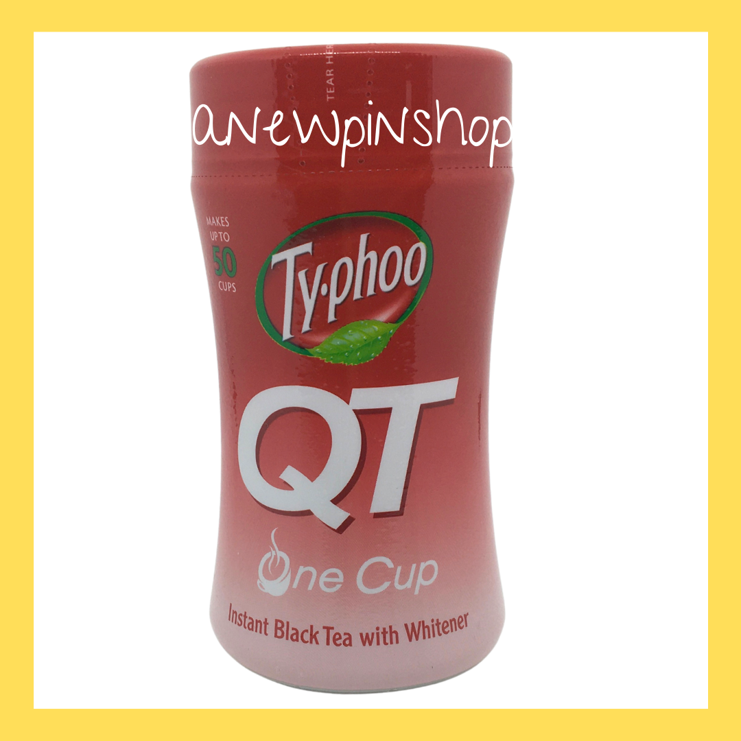 TYPHOO QT One Cup Quick Instant White Tea -Black Tea & Whitener 6x Jars ...