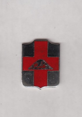 US ARMY MEDICAL 56th MEDICAL BATTALION AIRBORNE crest DUI badge c/b D ...