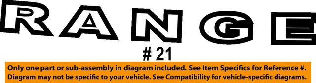 LAND ROVER OEM 12-13 Range Rover Sport Hood-Emblem Badge Nameplate ...