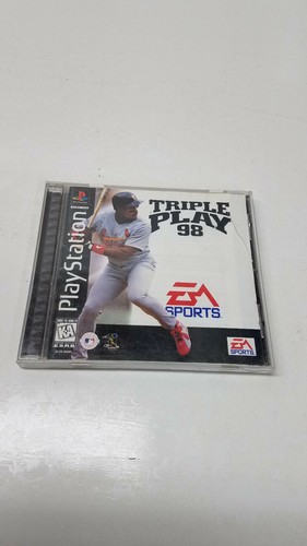 TRIPLE PLAY 98 BASEBALL PLAYSTATION 1 PS1 TESTED WORKING GAME CIB | eBay