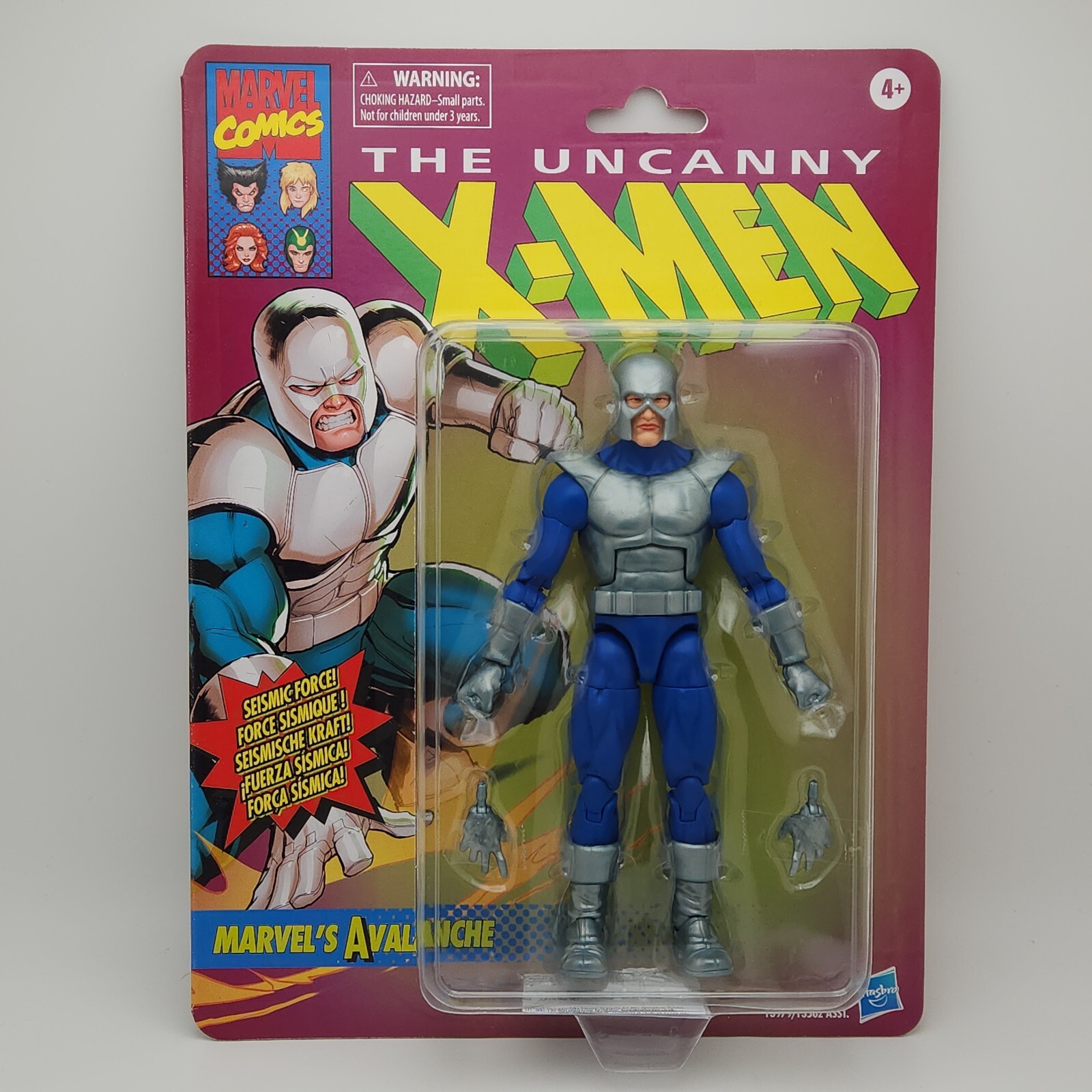 Marvel Legends Retro Collection Uncanny X-Men Avalanche Action Figure ...