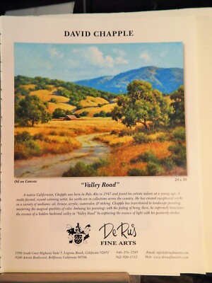 DAVID CHAPPLE / MICHAEL BUDDEN ART PIECES VTG ORIG 2013 ADVERTISEMENT ...