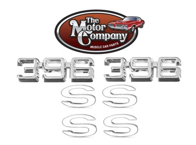 SS Fender Emblem 4pc set 69-72 Chevelle El Camino Malibu 69 70 71 72 | eBay