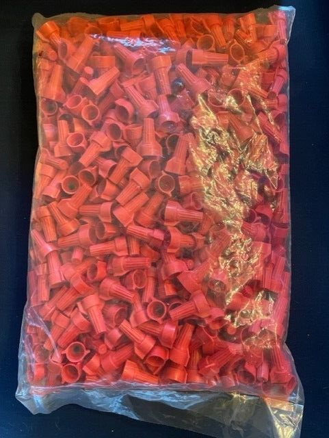 500 New Buchanan Wire / Cable Connectors Red WT52-B Wing Twist - Scotch ...