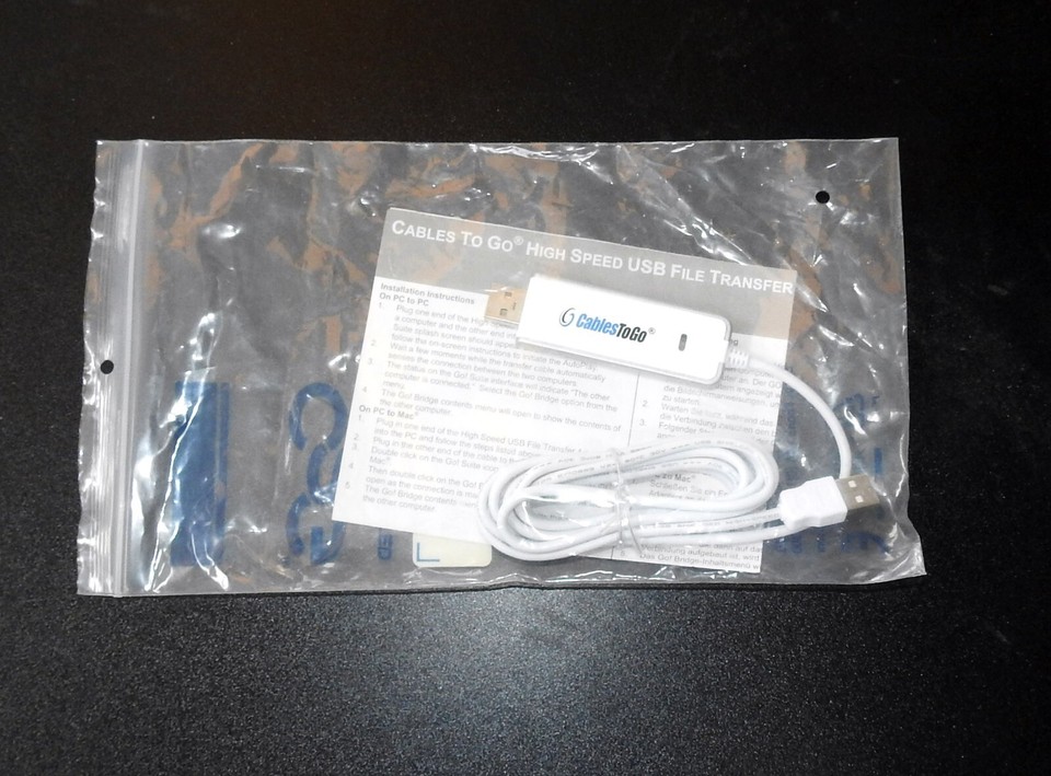 Cables to Go model 81675 p/n 39987 High Speed USB File Transfer Cable PC or MAC | eBay