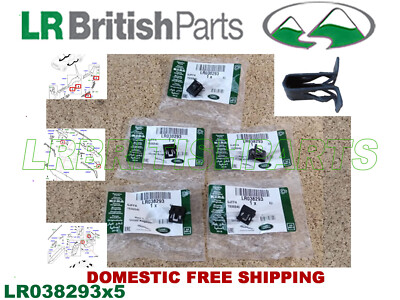 GENUINE LAND ROVER TRIM CLIP RANGE ROVER SPORT DISCOVERY SET OF 5 ...