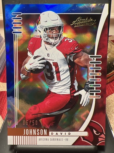 2019 Panini Absolute Red White & Blue Diamonds /50 David Johnson #98 | eBay