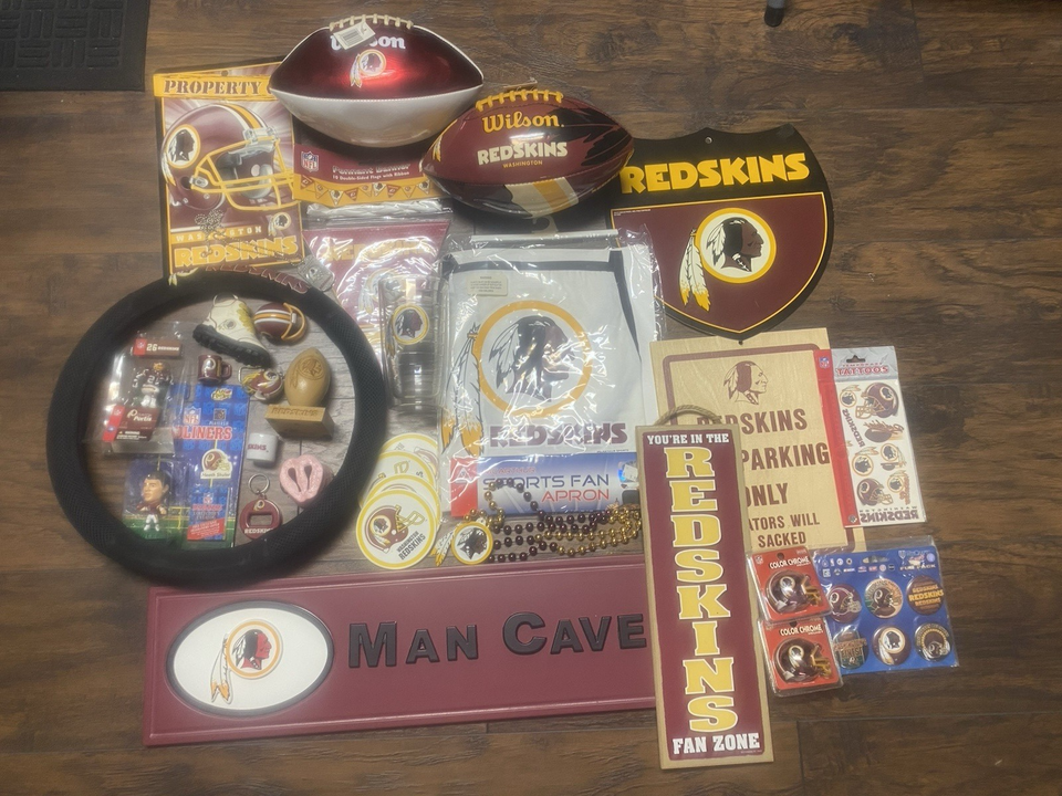 Lg Lot Of Washington Redskins vintage sports memorabilia | eBay