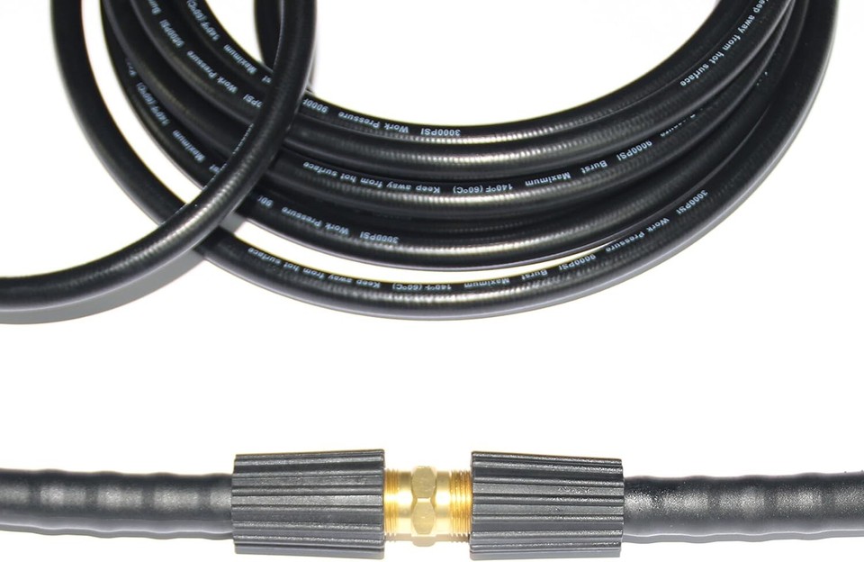 25-Foot Pressure Washer Hose for 3000Psi Craftsman Generac Greenworks ...
