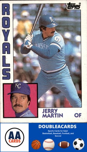 1984 Topps #74 Jerry Martin Kansas City Royals | eBay