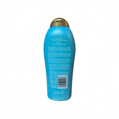 OGX Radiant Glow + Argan Oil of Morocco Extra Hydrating Body Lotion 19. ...