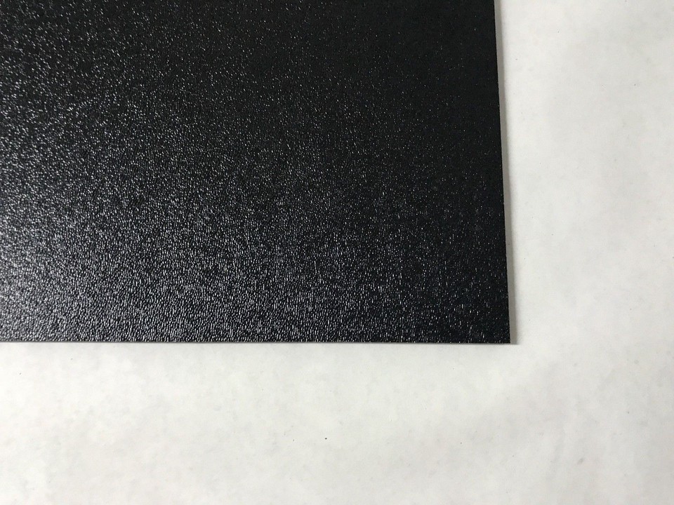 ABS Black Plastic Sheet 1/16" x 24" x 48” Textured Vacuum Forming ...