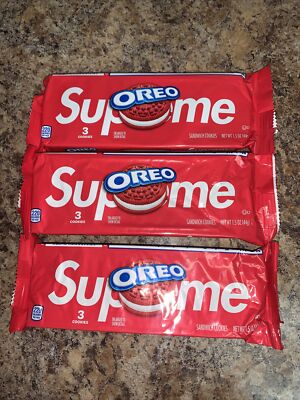 NEW SEALED Supreme Oreo Cookies Red Limited Edition IN HAND SHIPS TODAY ...