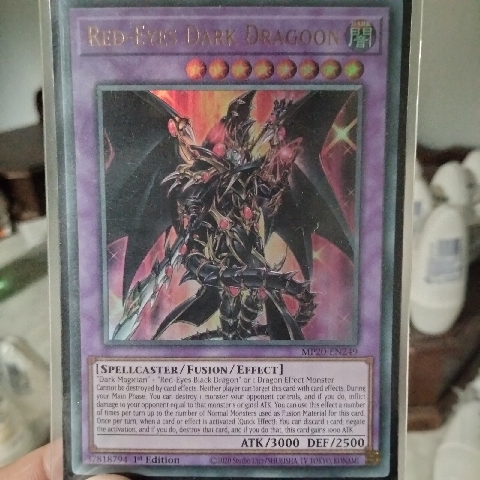 RED-EYES DARK DRAGOON • (Dragone Nero Occhi Rossi) • Ultra R • MP20 ...