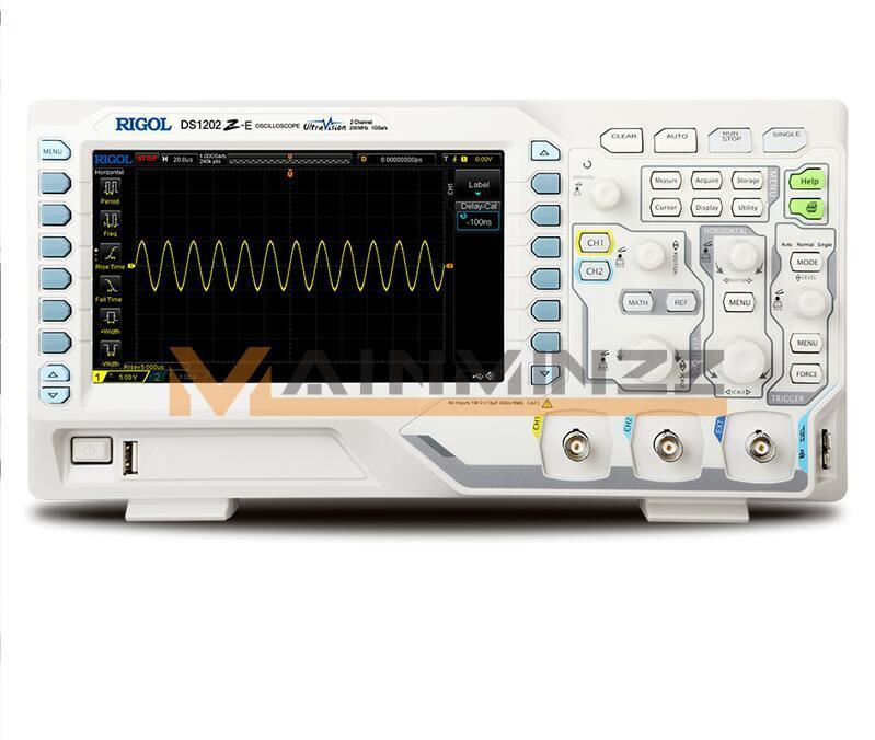 RIGOL DS1202Z-E Digital Oscilloscope 2 Channels 200 MHz 1 GSa/s 24 MB 7" LCD NEW | eBay