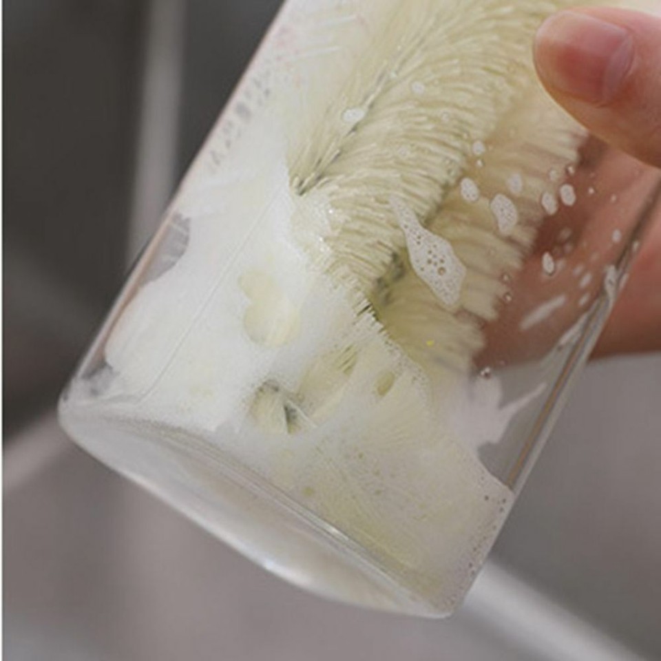 Home Kitchen Glass Cup Bottle Brush Cleaner Brush Cleaning Tool Cup ...