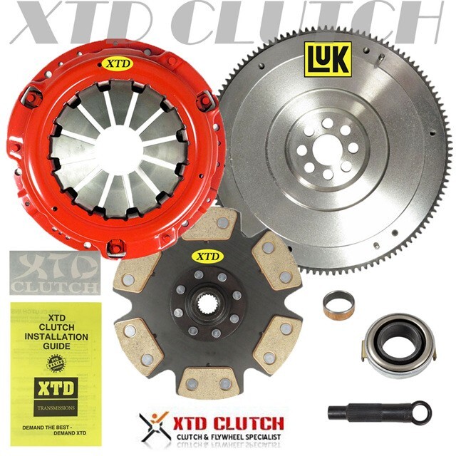 AMC STAGE 4 CLUTCH & LUK FLYWHEEL KIT FIT 03-15 ACCORD TSX CIVIC SI ILX ...