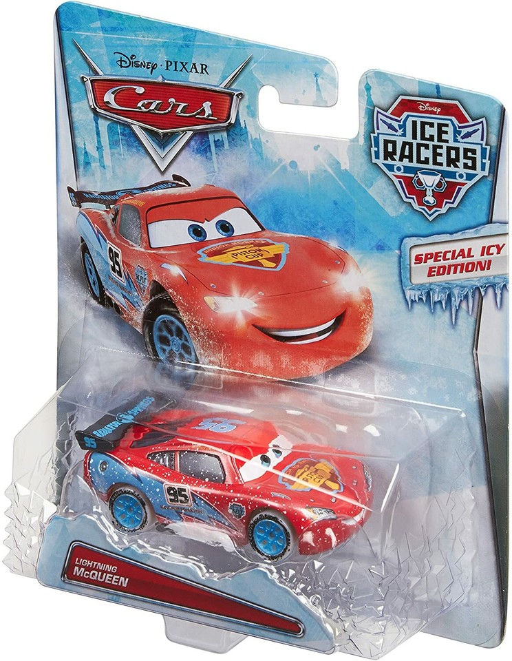 Disney/Pixar Cars Ice Racers 1:55 Scale Diecast Vehicle Lightning ...