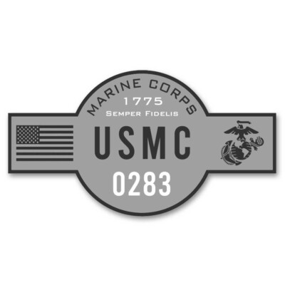 Marine Corps 0283 MOS Decal - USMC Truck Decal - Military Graphics - 8 ...