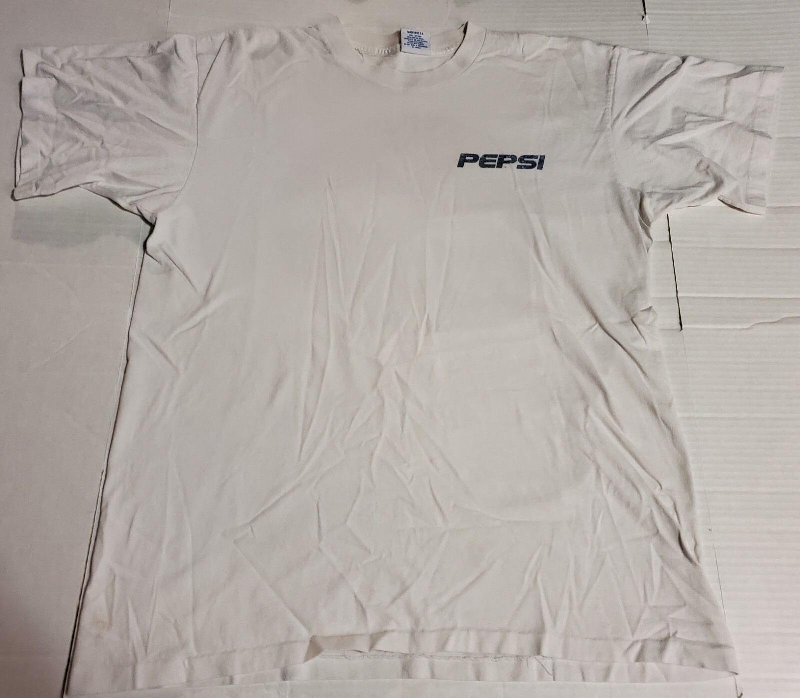 Vintage Pepsi Cola Single Stitch Big Logo 90s Snack S… - Gem