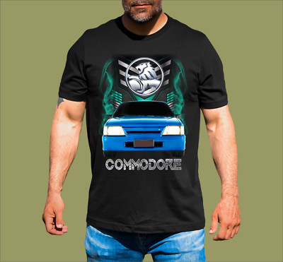 BLUE COMMODORE T-SHIRT | eBay Australia