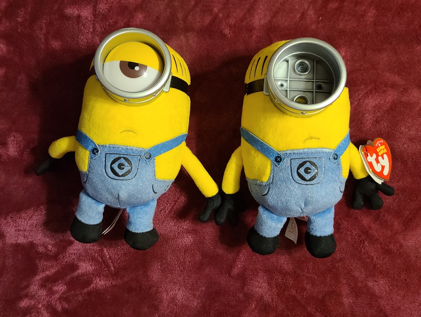 2 Minion Stuart Plush Stuffed Animal Toys, Universal Studios ...