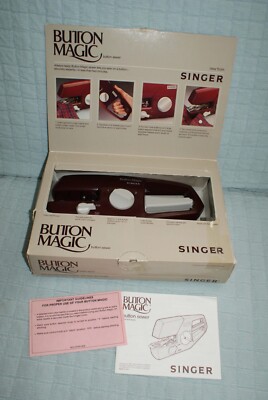 Vintage Singer Button Magic Button Sewer Fast Shipping | eBay