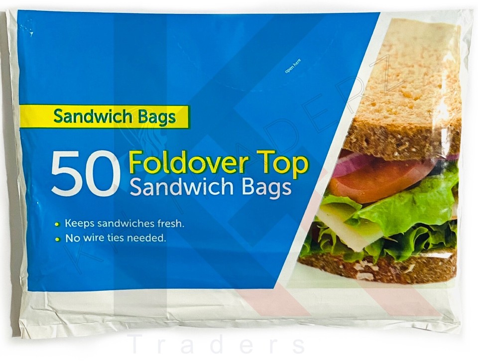 FOOD BAGS Tie Handle Bags Resealable bags Sandwich bags food freezer ...