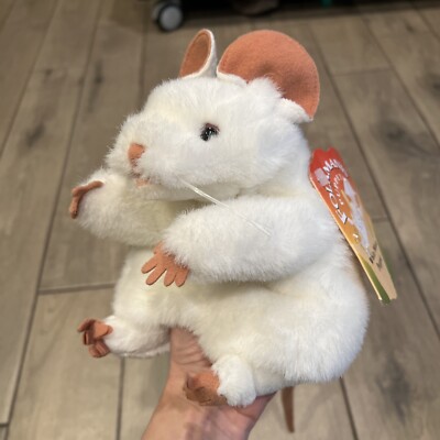 Folkmanis Folk Tails White Mouse Plush Hand Puppet 7 Inch Plush ...