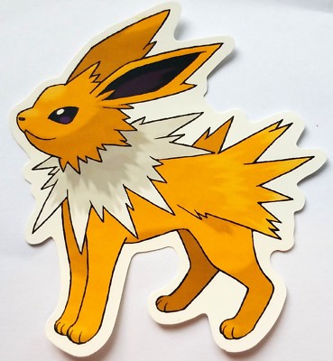 Jolteon - Pokemon Eeveelution Vinyl Sticker | eBay