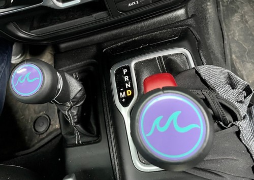 Ocean Wave automatic shifter overlay decal decals fit 2018-2022 Jeep ...