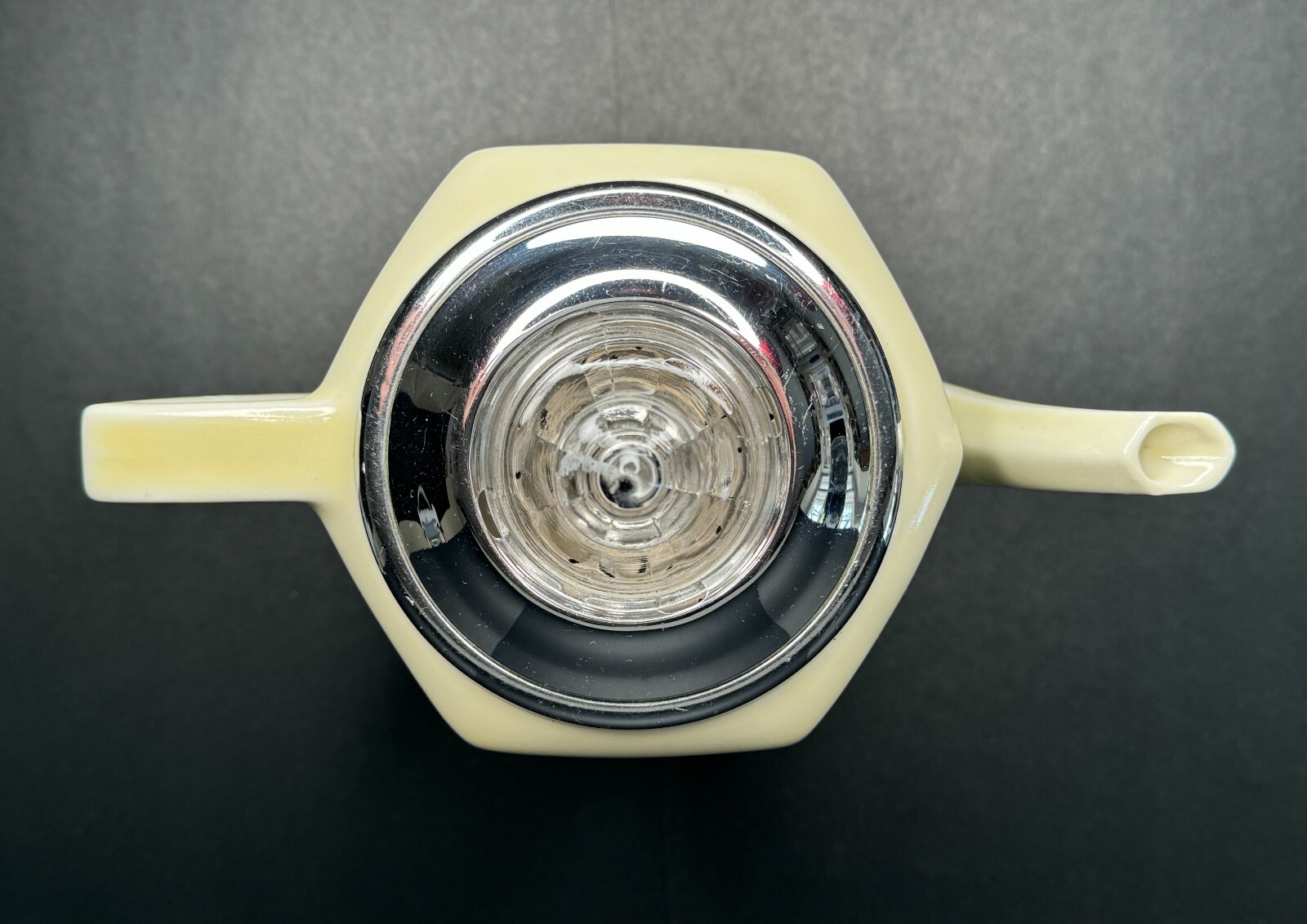 VINTAGE ROYAL ROCHESTER COFFEE POT PERCOLATOR Ceramic Poppy Plant ...